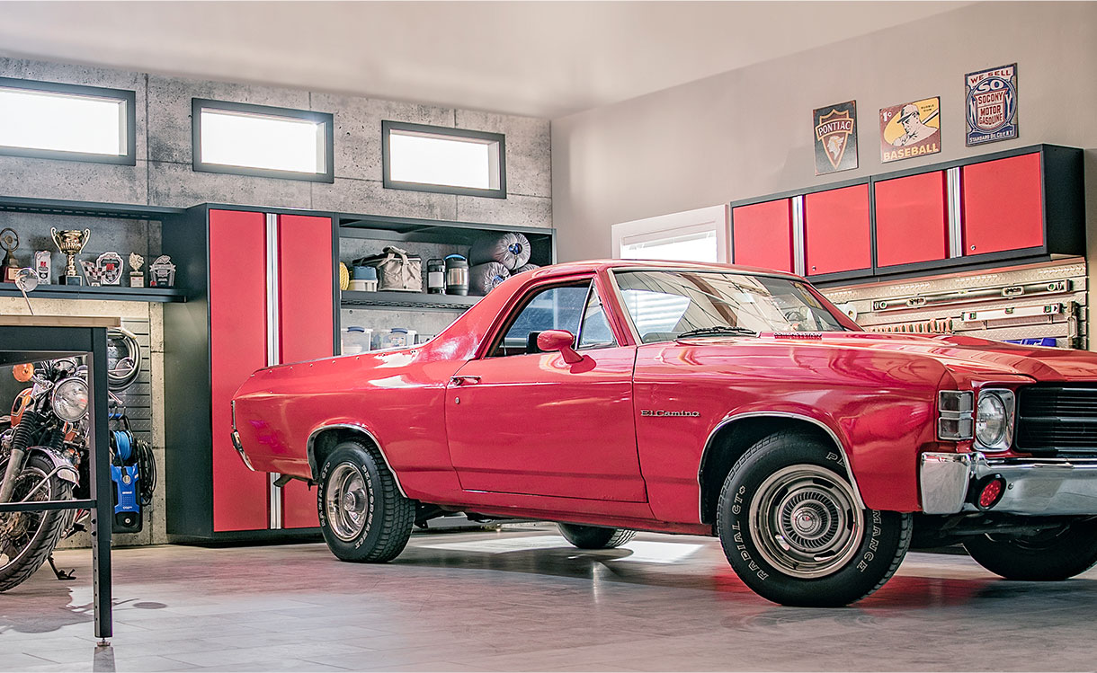 Stone Composite Luxury Vinyl Garage Flooring | NewAge Products (US)