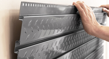 Garage Steel Slatwall Backsplash | NewAge Products