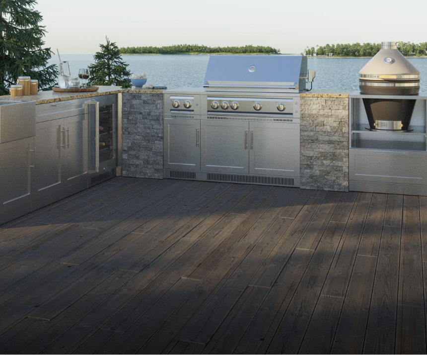 CUSTOM OUTDOOR KITCHENS