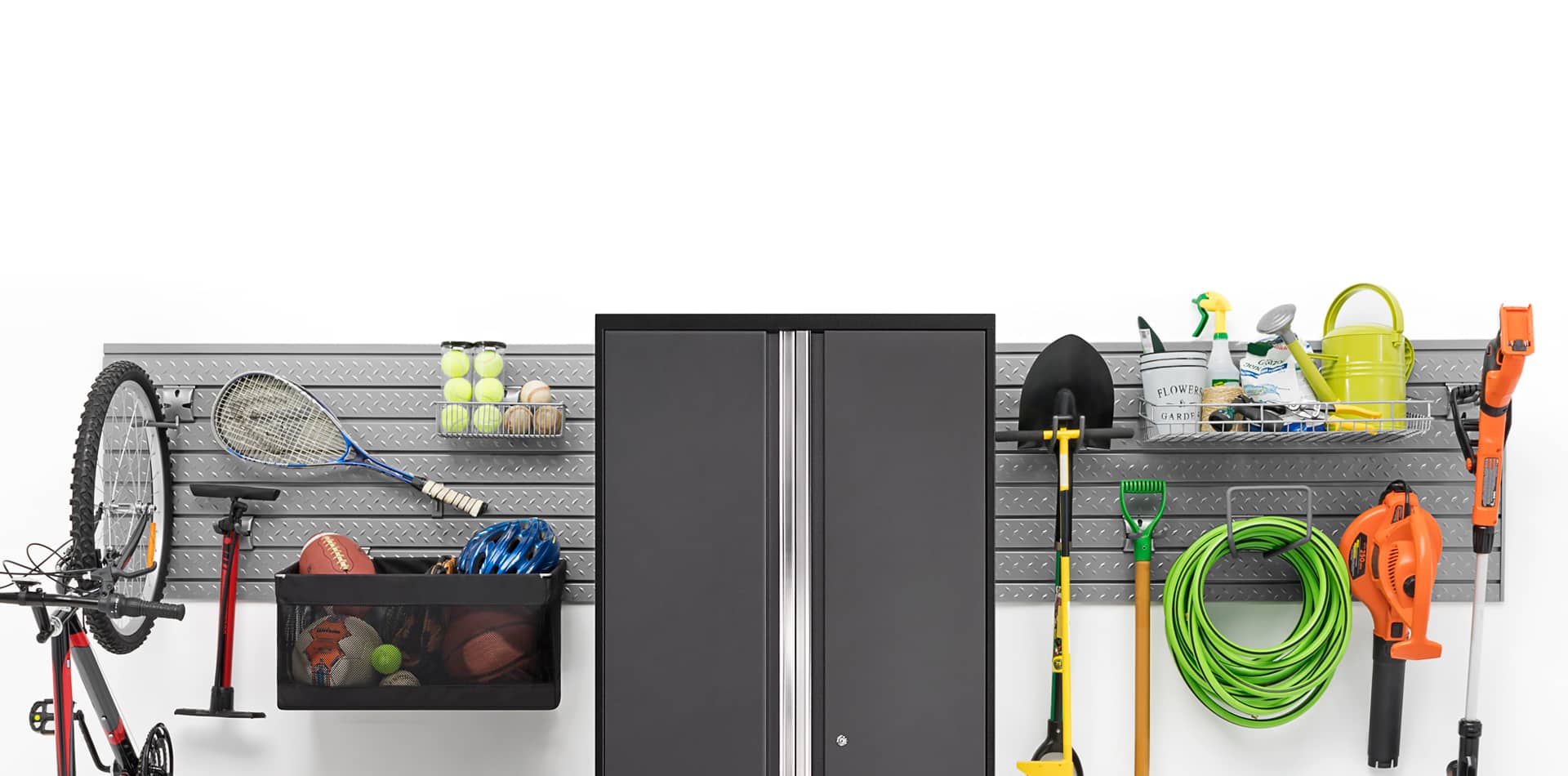 Garage Steel Slatwall | Steel Slatwall | NewAge Products